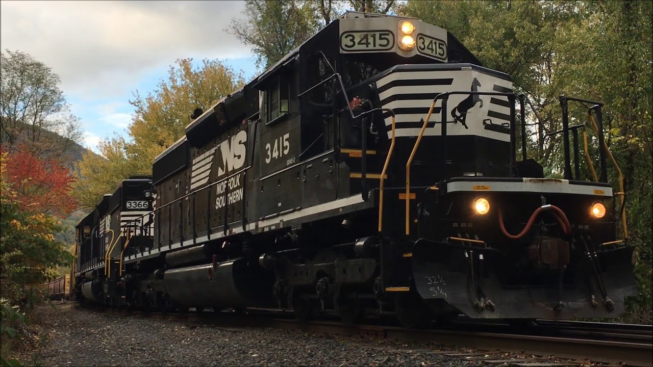 Chasing NS H76 On A Beautiful Fall Evening - YouTube