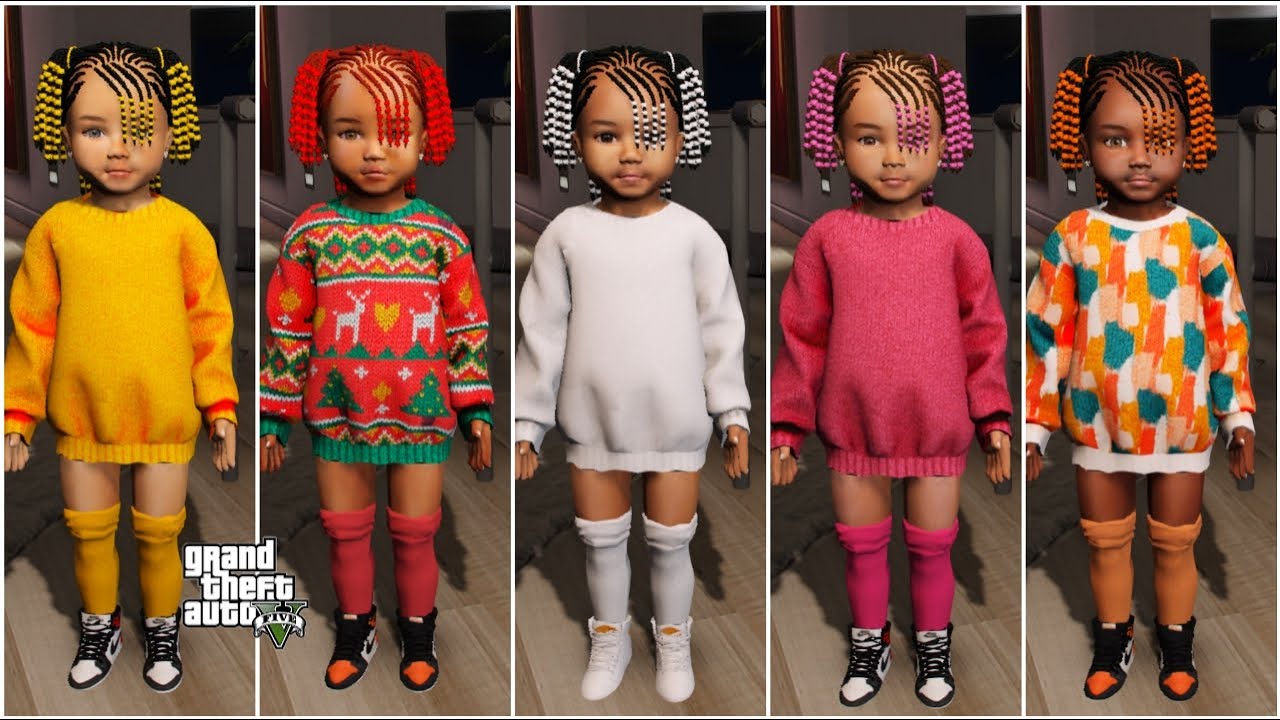 GTA 5 Fivem Rp:-Baby Female 79 Ped Mod for Fivem RP and Singleplayer ...