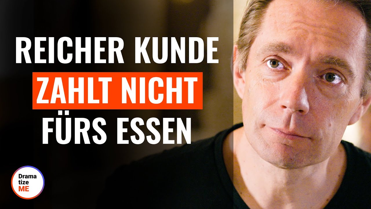 Reicher Kunde zahlt nicht fürs Essen | @Dr - YouTube