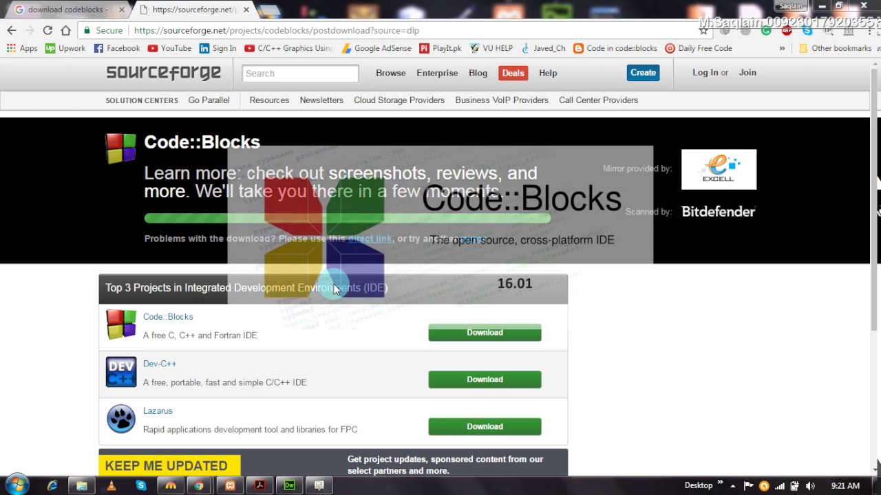 Downloading And Installing Codeblocks Youtube