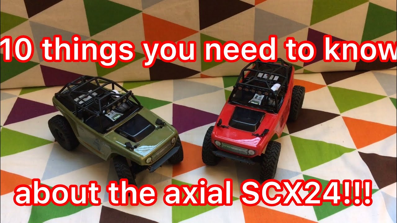 10 things you need to know about the axial scx24!!! - YouTube