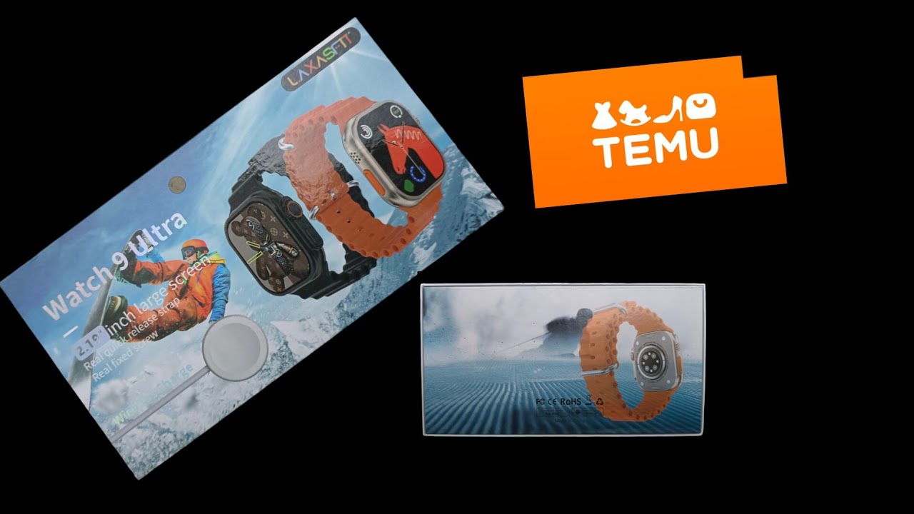 Smartwatch S9 ultra από το temu - YouTube