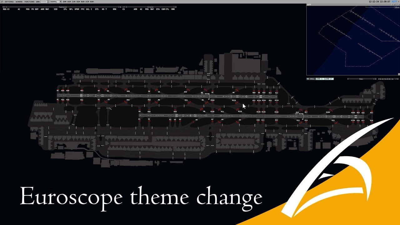 Arabian vACC - Euroscope colour theme change tutorial - YouTube