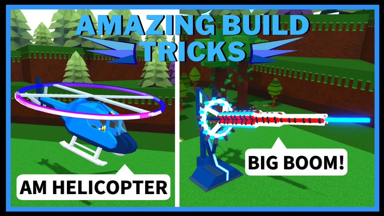 HELICOPTER & NUKE Build Tricks!! In Build A Boat For Treasure ROBLOX ...