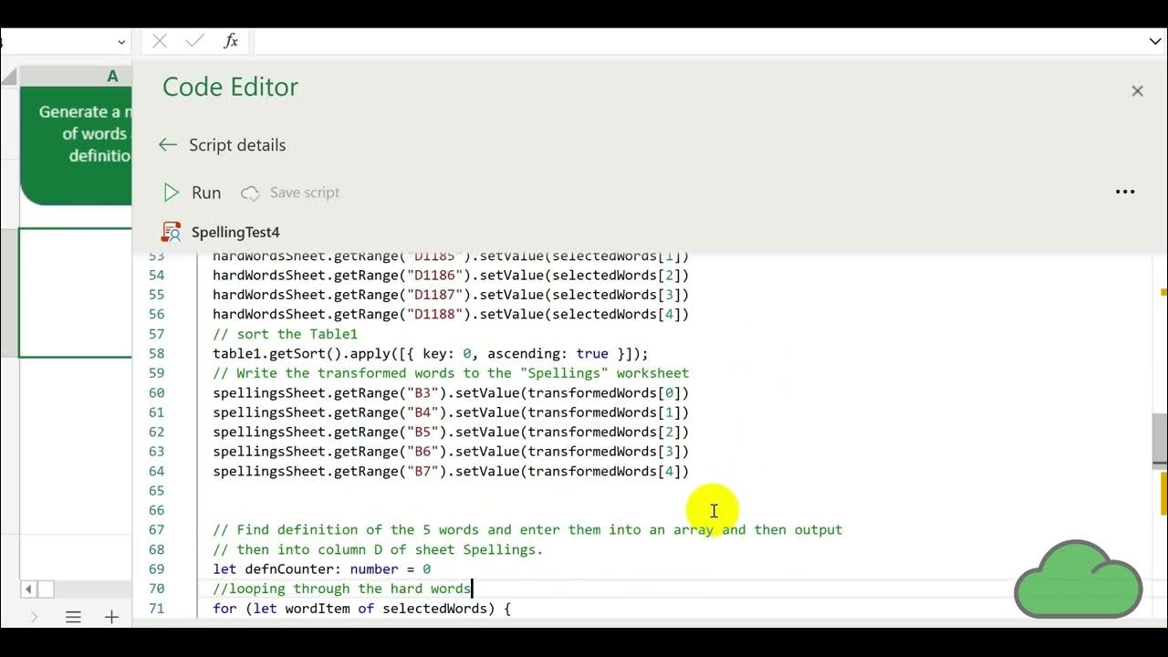 Excel Office Scripts - using the Fetching JSON functionality - a DEMO - YouTube