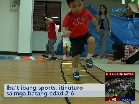 Saksi: Iba't ibang sports, itinuturo sa mga batang edad 2-6