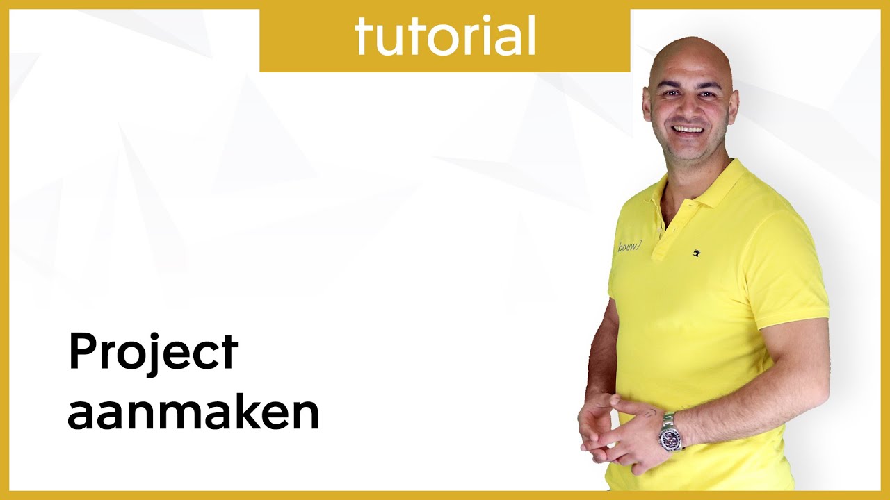 Exact Online Bouw video tutorial - project aanmaken - YouTube