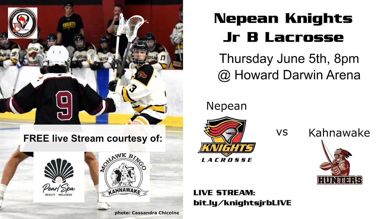 2025-06-05 OJBLL Nepean Knights vs Kahnawake Hunters - YouTube