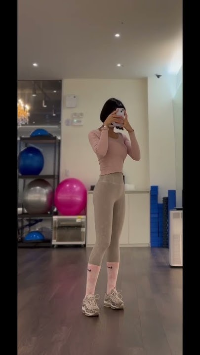 #ootd #운동하는여자 #운동복코디 #167cm #56kg #눈바디 #에슬레저룩 #오운완 #다이어터 - YouTube