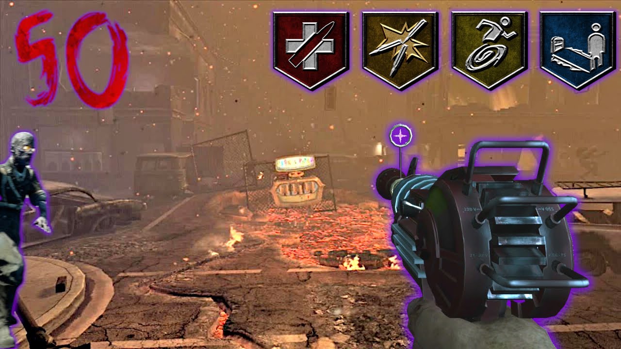 TOWN BO2 Zombies Round 50 Attempt! (W) - YouTube
