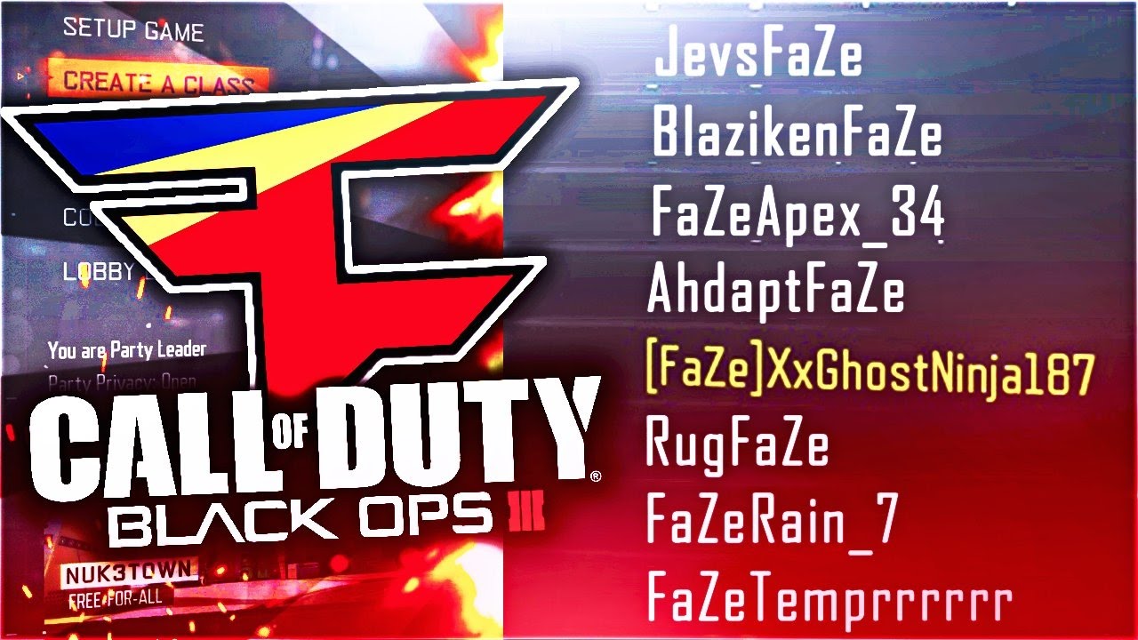 BLACK OPS 3 FAZE CLAN SNIPING OPEN SUBSCRIBER BATTLE! BO3 FAZE CLAN ...