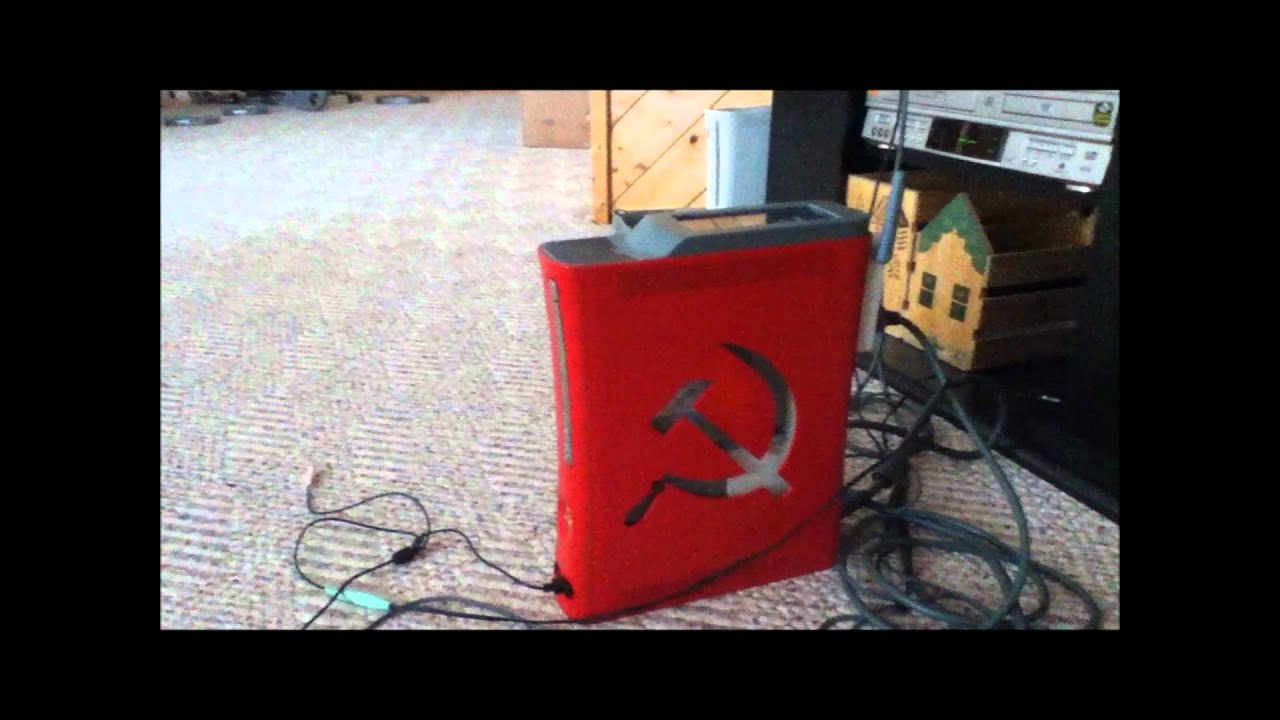 Custom communist xbox 360 - YouTube