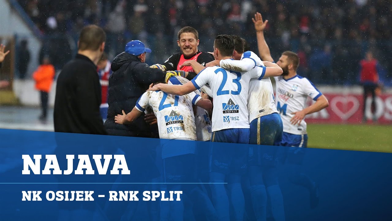 NAJAVA: NK Osijek - RNK Split (27. kolo) - YouTube