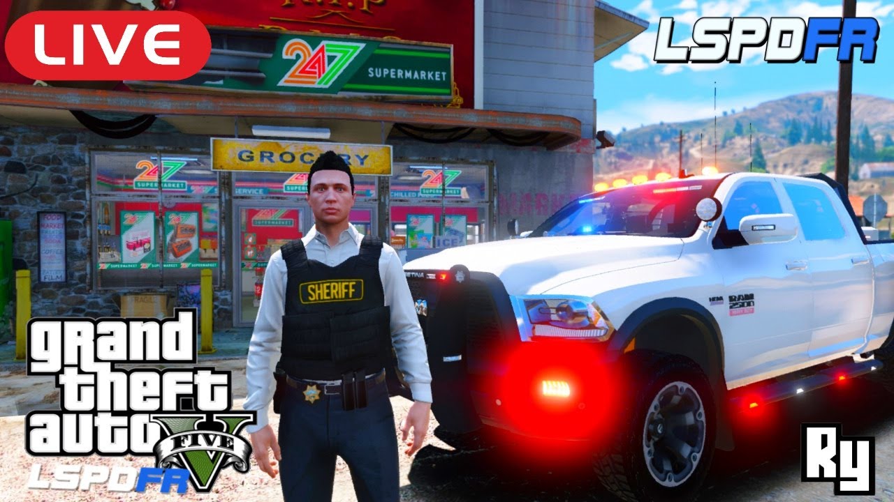 LIVE: GTA 5 LSPDFR Police Roleplay Unmarked (2018 Dodge Ram 2500) - YouTube