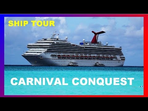 CARNIVAL CONQUEST elaborate SHIP TOUR incl BUFFET and CABIN - YouTube