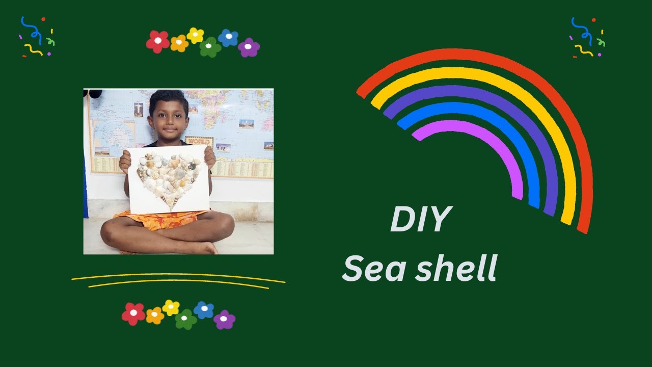 Seashell Activity for kids || Summer Activity || DIY || Easy DIY with ...