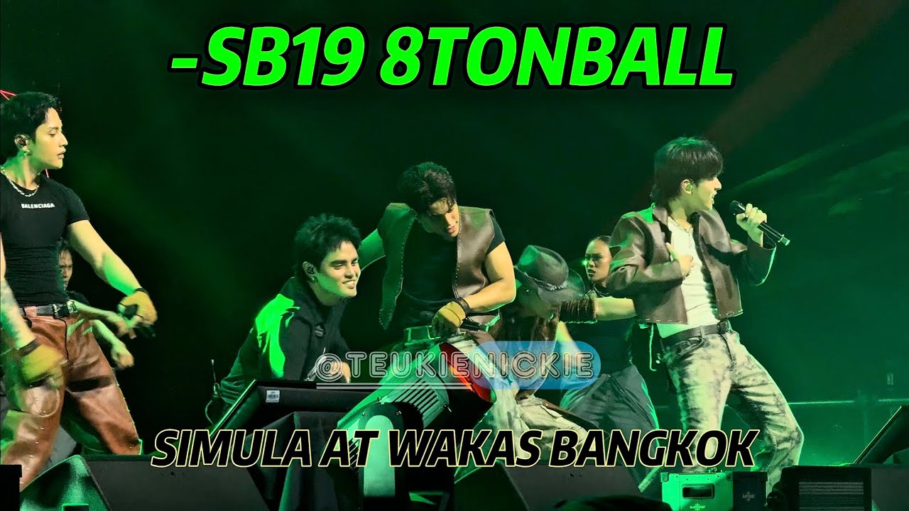 [4K] SB19 “8TONBALL” | SIMULA AT WAKAS BANGKOK, THAILAND 25.11.02 - YouTube
