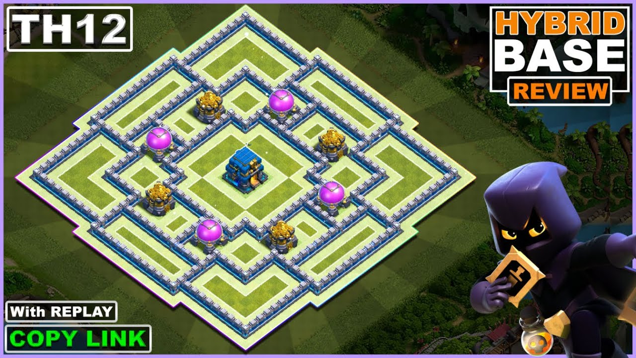 new-best-th12-trophy-farming-base-2022-with-copy-link-clash-of