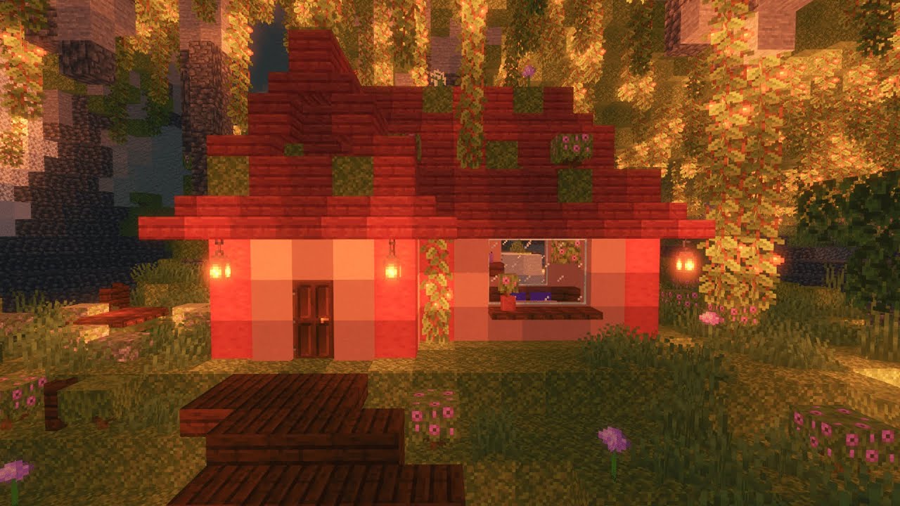 Minecraft | How to build Compact Lush Cave House - YouTube