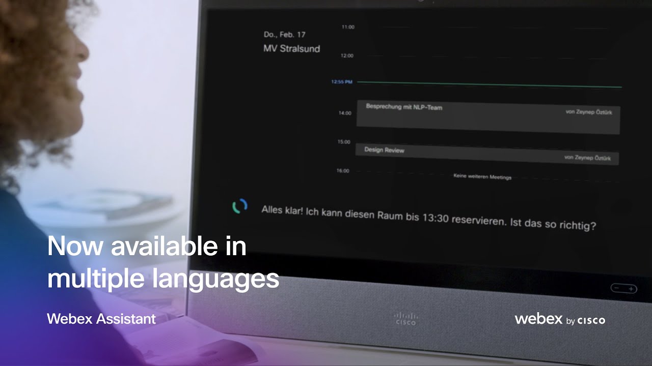Now Available In Multiple Languages | Webex Assistant - YouTube