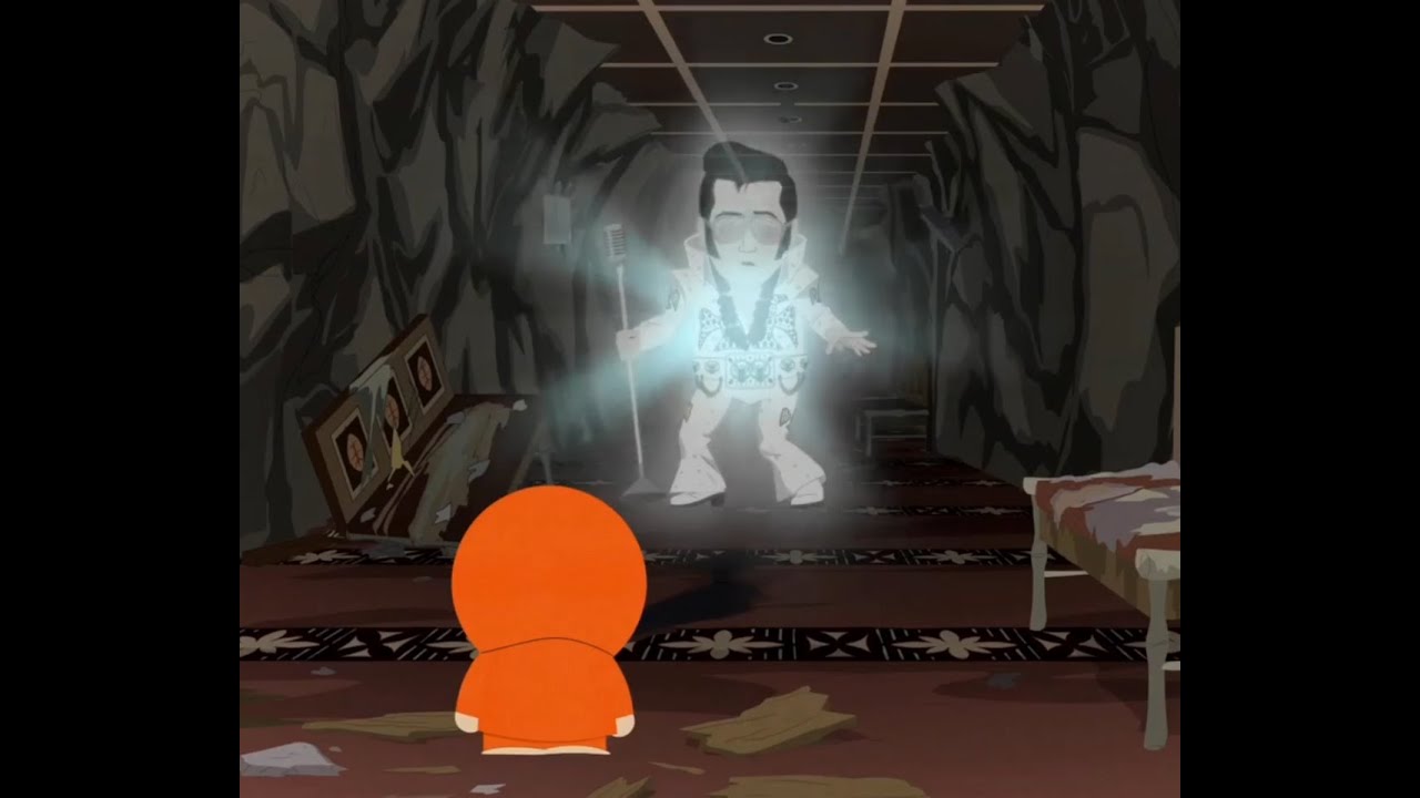 Kenny meets the ghost of Elvis - YouTube