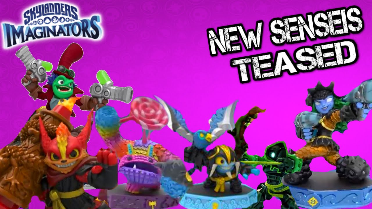Skylanders Imaginators - NEW SENSEI FIGURES TEASED! FLAREWOLF, CHOMPY ...