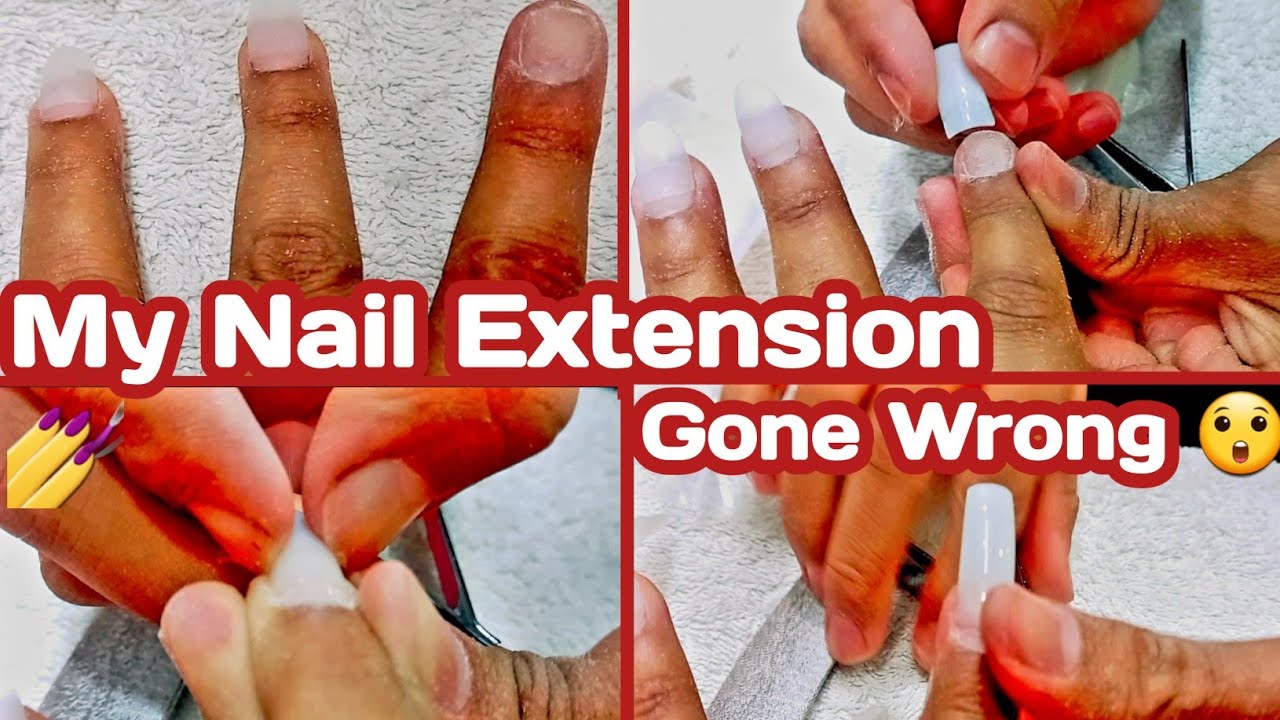 Nail Extension 💅Gone Wrong,What To Do?Learn From The Experts| नेल ...