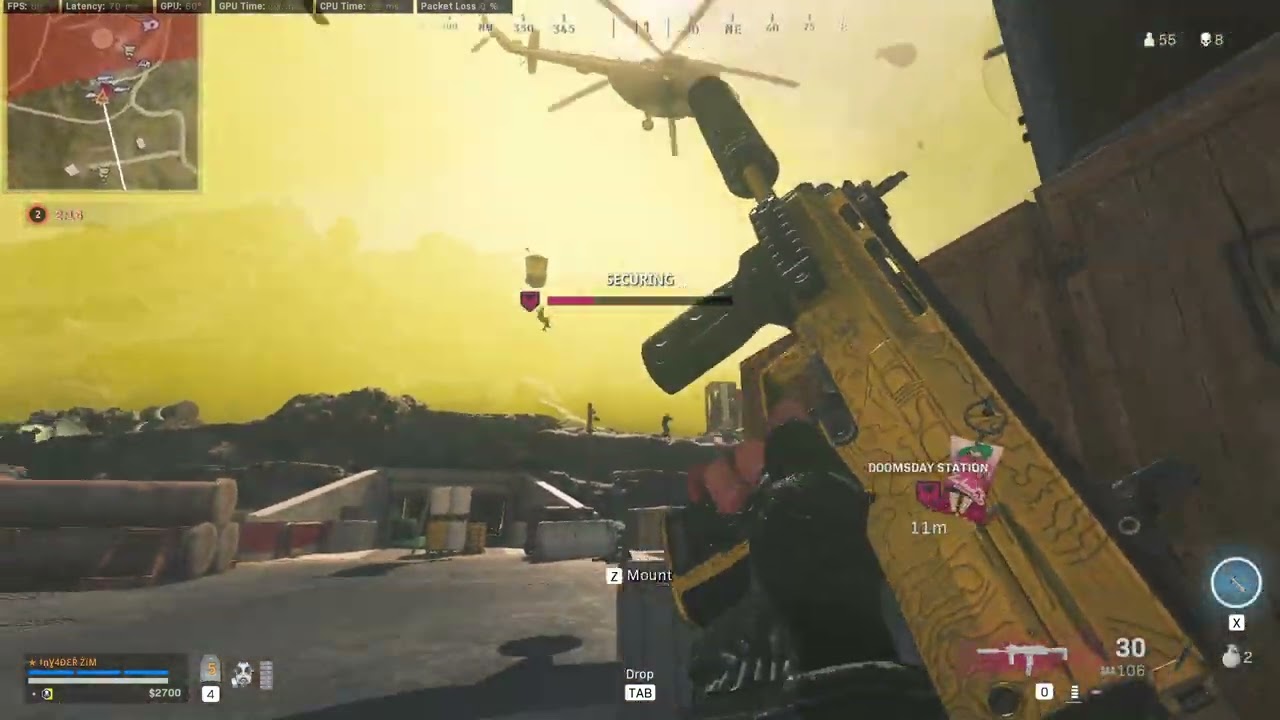 Caldera High Kill Gameplay Warzone Battle Royale Solos MP7 / Kar98k ...