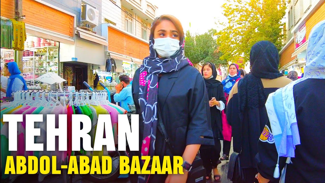 IRAN - Evening Walk in the Traditional Market of Abdol Abad in the ...