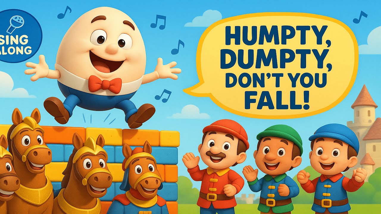 Humpty Dumpty’s Big Fall | Learn with Humpty | Fun Safety Song for Kids ...