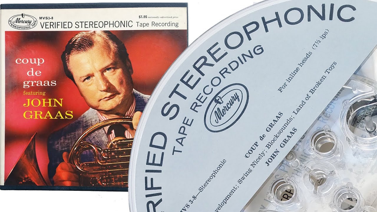 1959 JAZZ coup de graas featuring JOHN GRAAS Jazz 2-track Mercury Reel ...