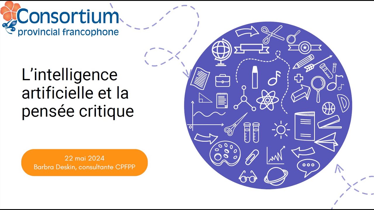 L'intelligence artificielle et la pensée critique - YouTube