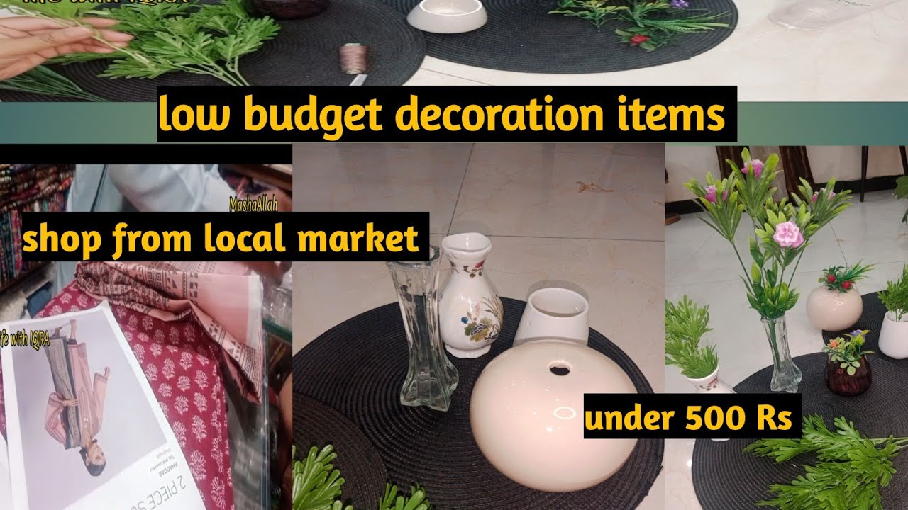 Low Budget Decor Ideas || Home Decorating Ideas || My Shopping from ...