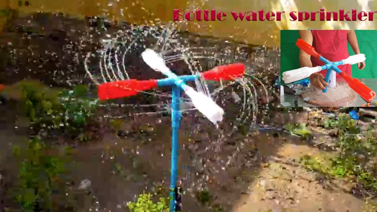Amazing idea to make water sprinkler from plastic bottle #shorts #pvc # ...