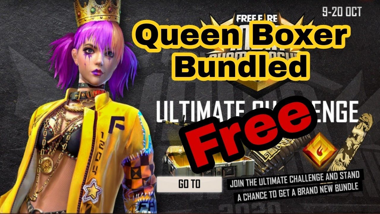 Lets Collecte The Queen Boxer Bundle In FreeFire - YouTube