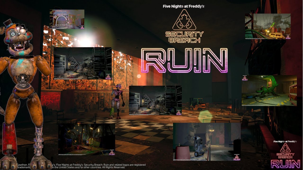 NEW EIGHT TEASER FOR FNAF RUINS AND THEIR SECRETS/with bright - YouTube
