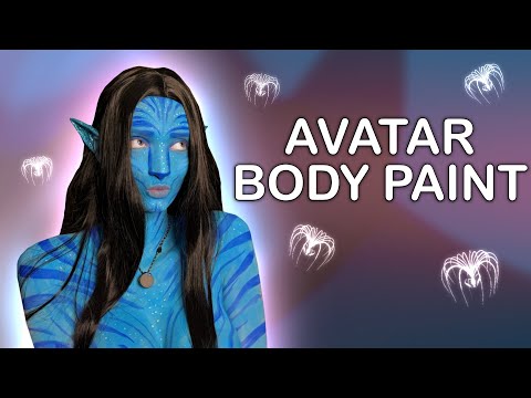 [4K] Avatar Body Paint | Full video is on my Fansly