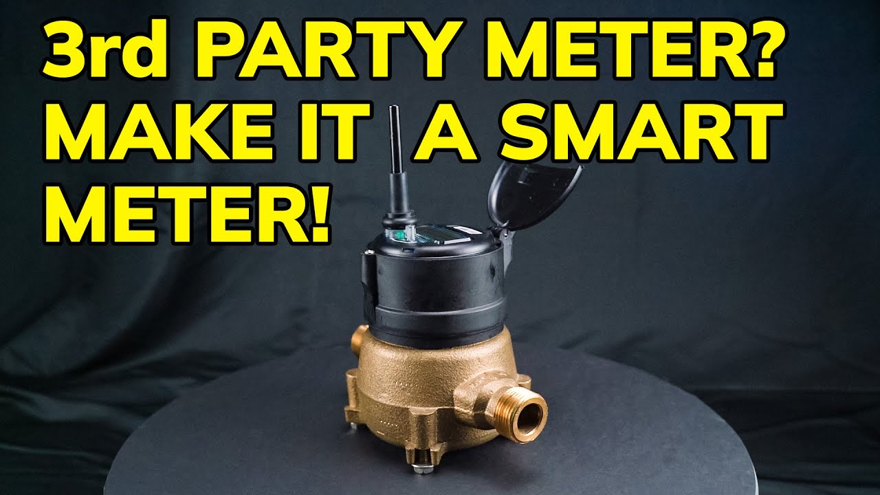 Installing a Metron register onto a third-party water meter - YouTube
