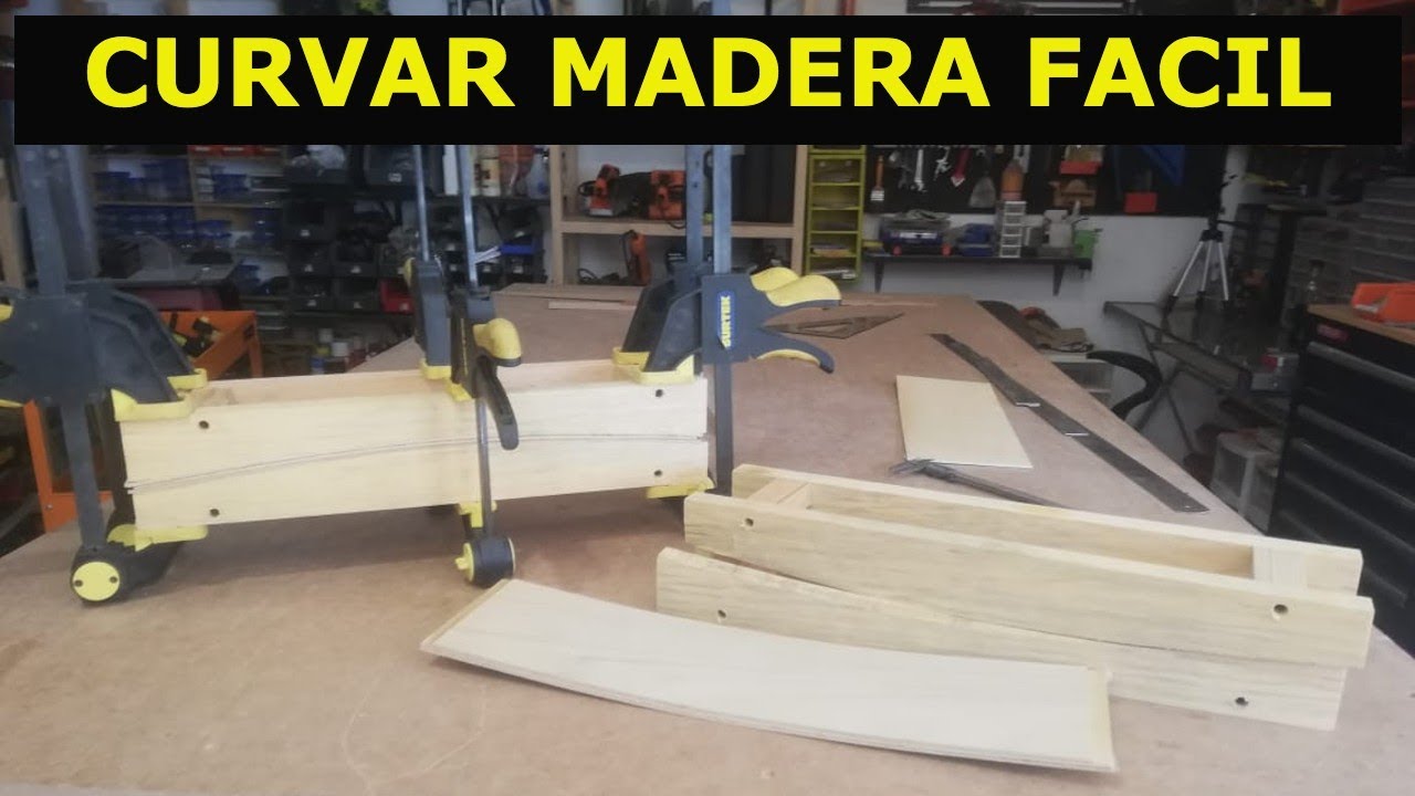 COMO CURVAR MADERA CON MOLDE. - YouTube