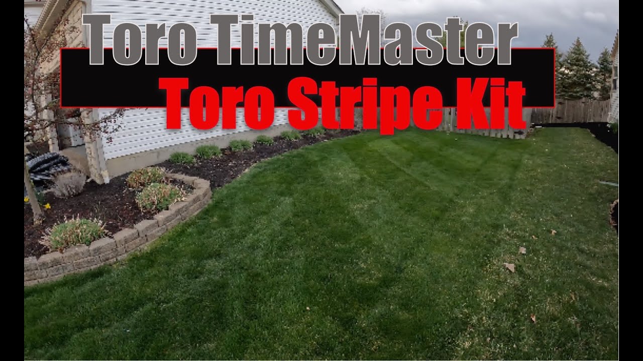 Toro Timemaster and Toro Stripe Kit - YouTube