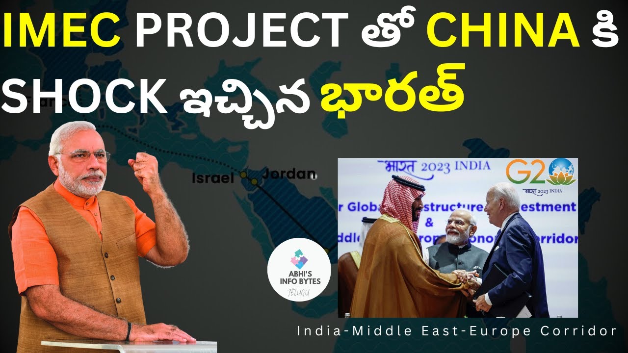 India-Middle East-Europe Economic Corridor Explained | IMEC Project ...