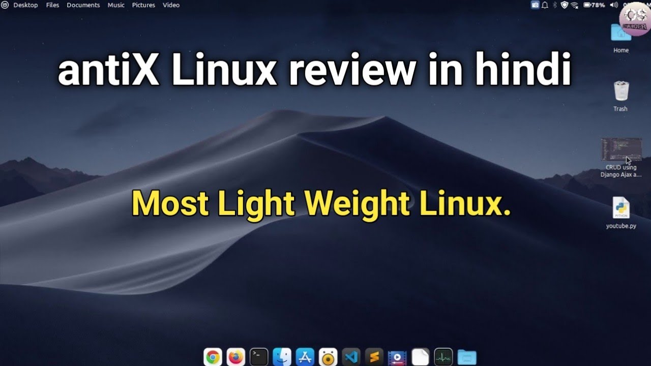 antiX linux full review in hindi | Most light weight linux distro for ...