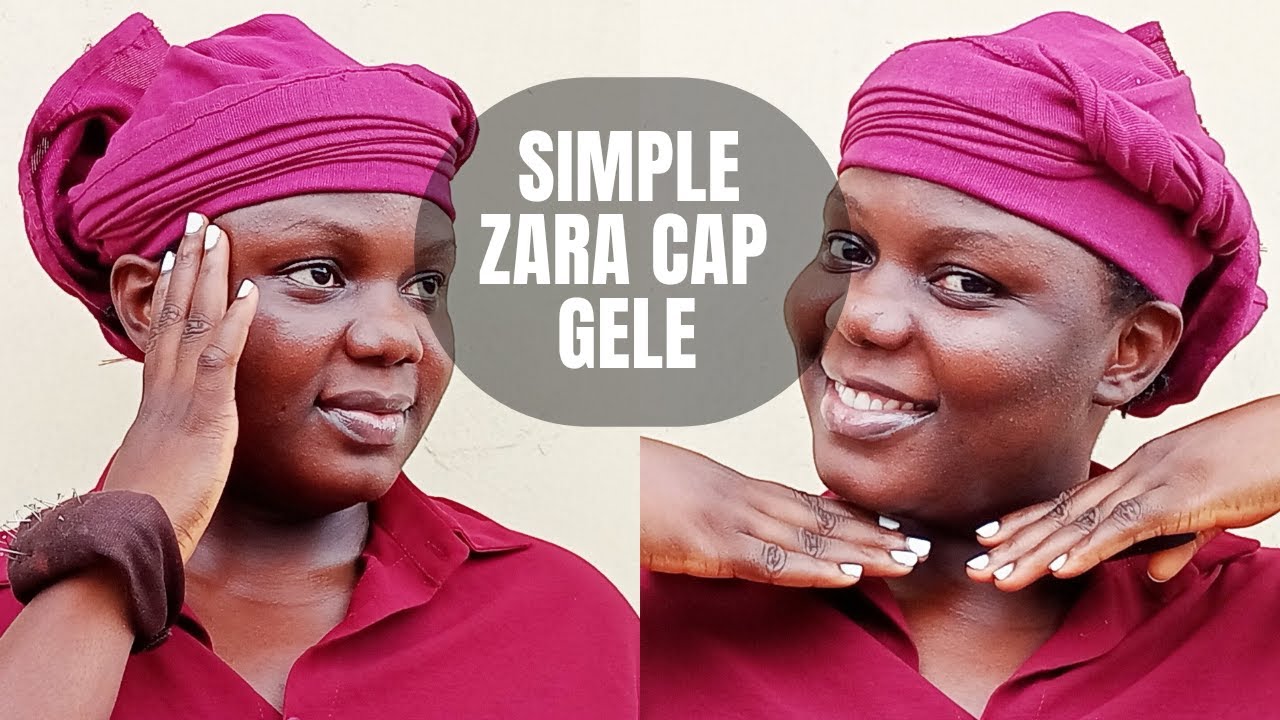 How to tie Trending Zara cap Gele on Yourself #062 #trending #viral # ...