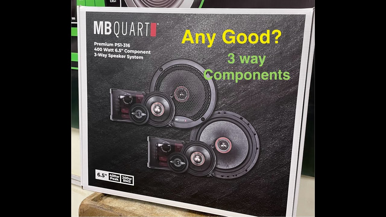 Component Speaker Test Part 4, MB Quart 3 way PS1-316 - YouTube
