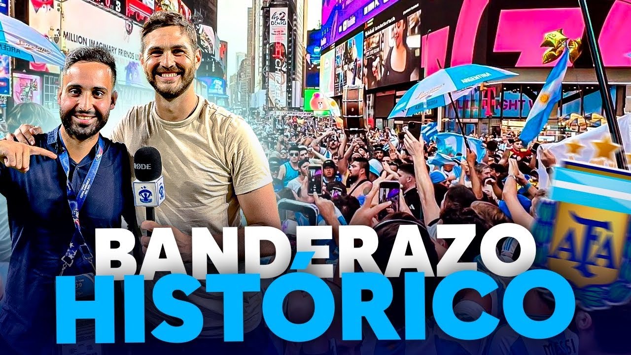 Así fue el DESCONTROL y la FIESTA ARGENTINA en el BANDERAZO HISTÓRICO ...