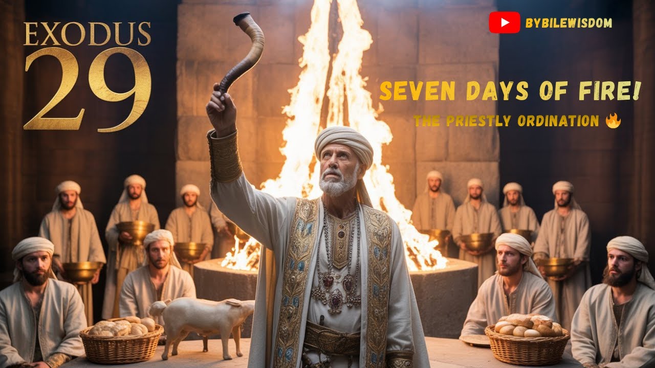 Exodus 29 Explained | Seven Days of Fire 🔥 The Priestly Ordination ...