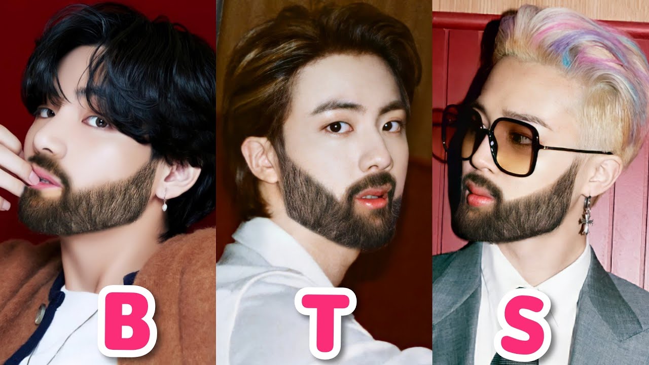 BTS with beard - YouTube