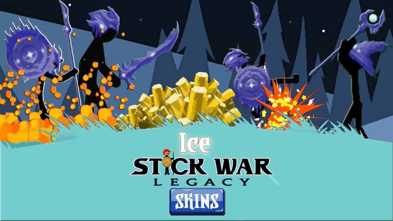 Stick War: Legacy SKINS Update | ICE SKIN IN FLAME | GamePlay (Part 65 ...