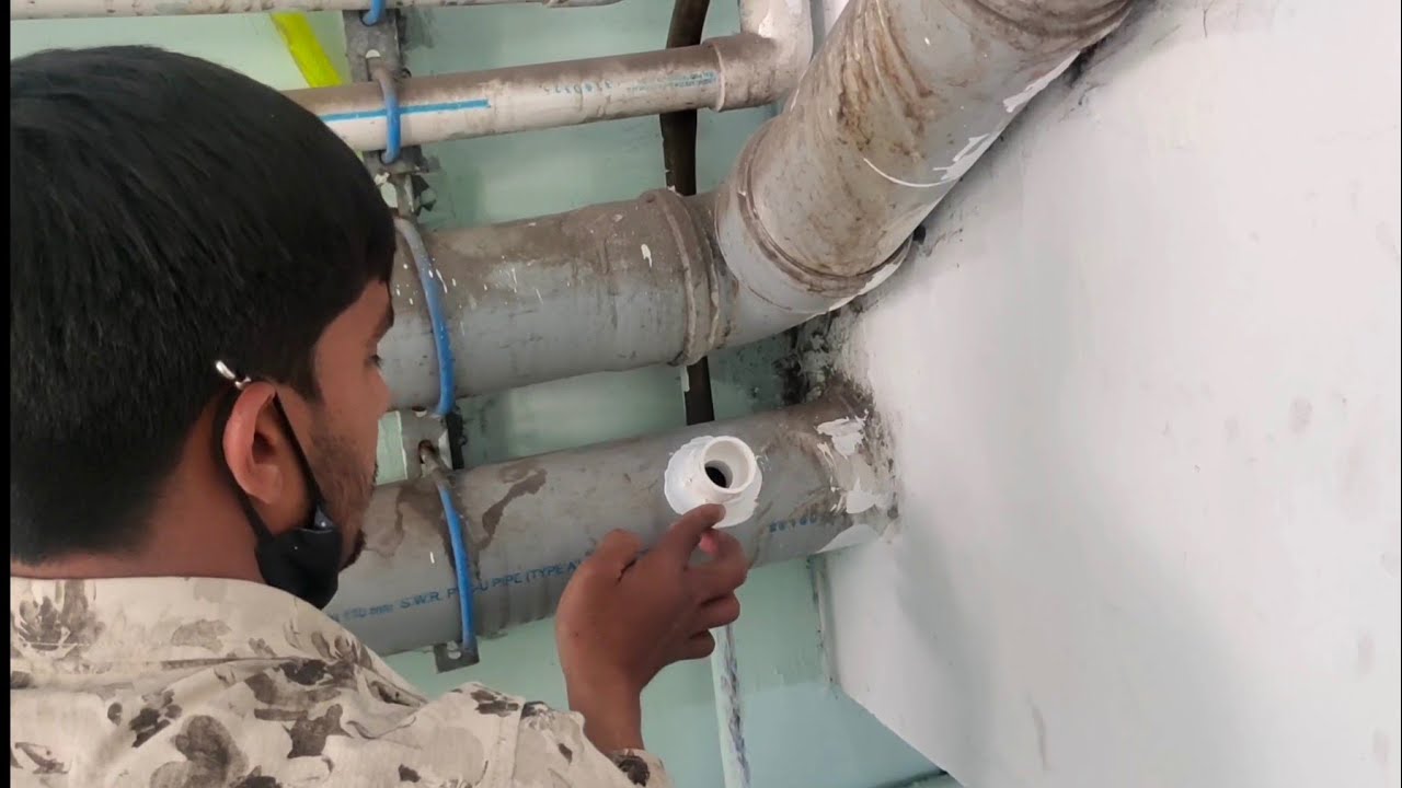 यूपीवीसी पाइप को पीवीसी पाइप के साथ कैसे जोड़े? 1" UPVC pipeline ...
