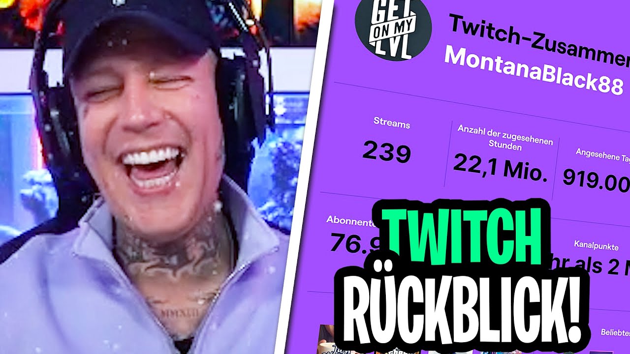 3.000 SUBS VERSCHENKT!😱 Monte REAGIERT auf seinen TWITCH Rückblick 2022 ...